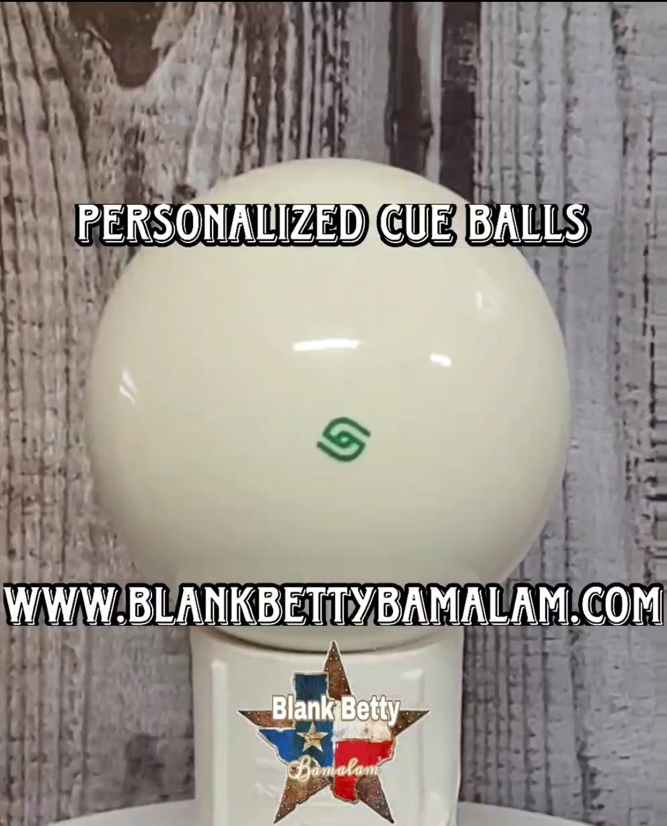 Personalized Cue Balls (please read description) – Blank Betty Bamalam